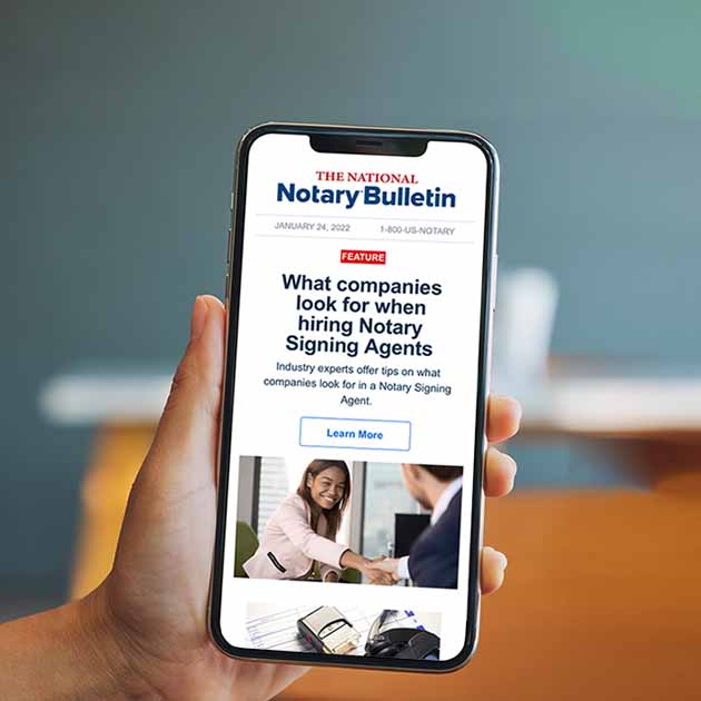 Introducing the reimagined ‘National Notary Bulletin’ | NNA