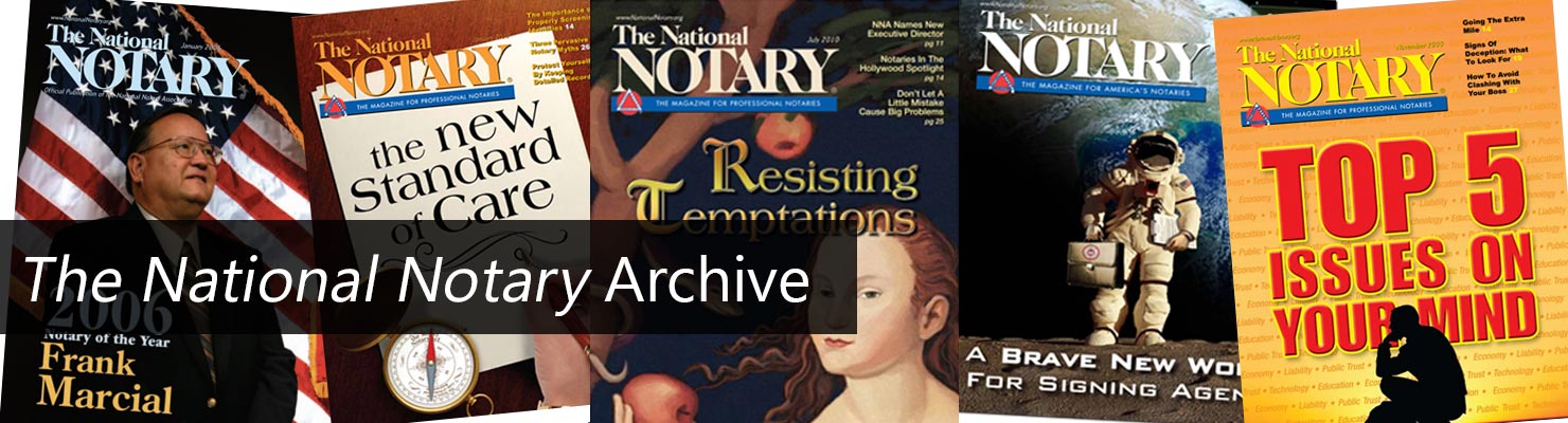 The National Notary Magazine | NNA