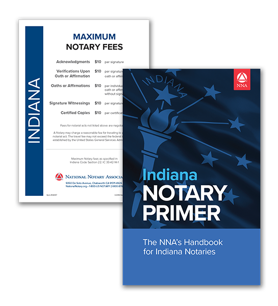 Indiana Primer & Fee Schedule Bundle | NNA