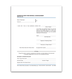 Certificates & Forms | Washington | NNA