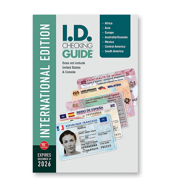 I.D. Checking Guide, International, 16th Edition | NNA