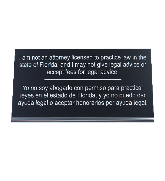 Attorney At Law Sign