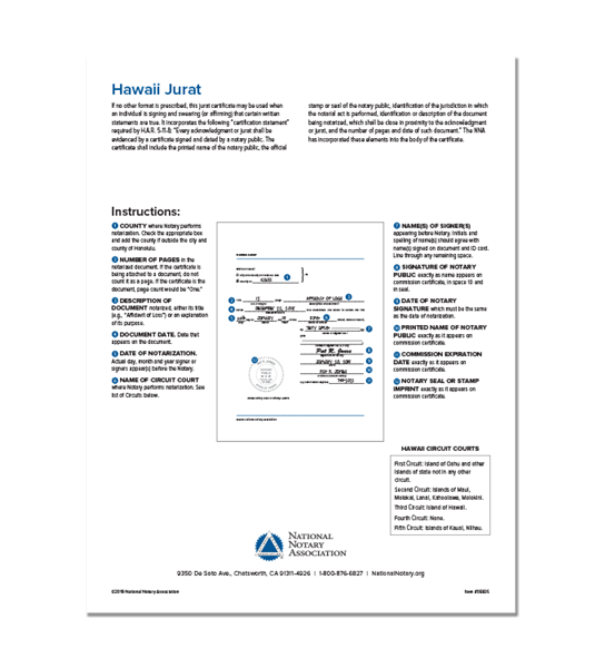 Hawaii Jurat | NNA